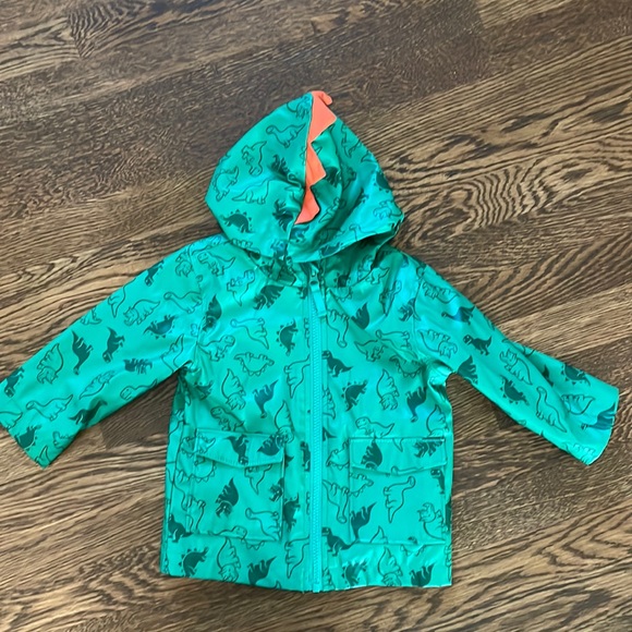Cherokee | Jackets & Coats | Green Dinosaur Cherokee Rain Coat | Poshmark